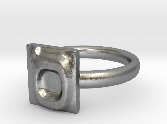 SAMEKH silver engagement ring, designed by Gabriele Levy – ALEFBET ...
