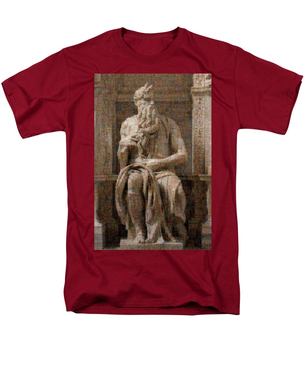 Tribute to Moses - Men's T-Shirt (Regular Fit) – ALEFBET - THE HEBREW ...